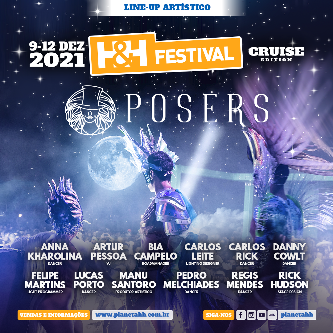 Line-up Artístico H&H Festival 2021 - Cruise Edition